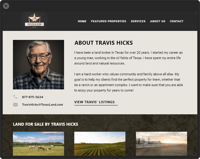 Land Brokerage Websites for Modern Land Brokers | REALSTACK