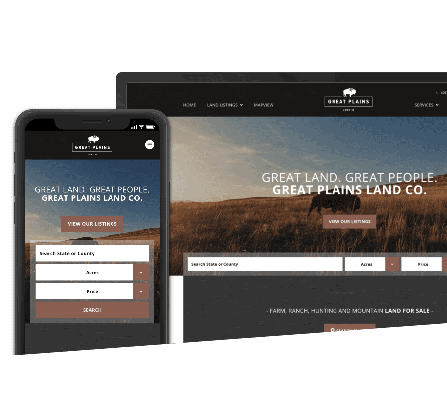 Land Brokerage Websites for Modern Land Brokers | REALSTACK