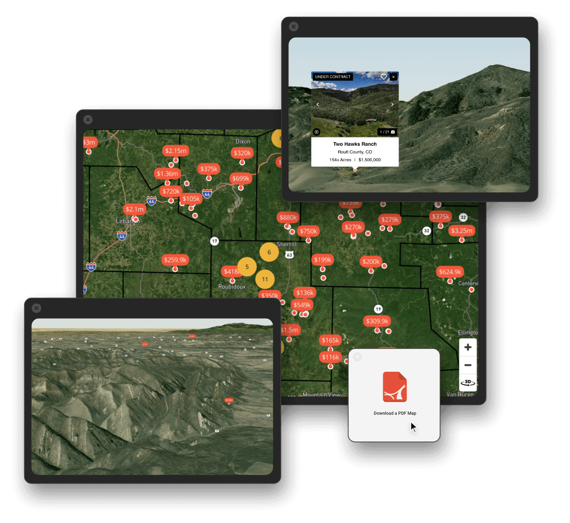 Land Brokerage Websites for Modern Land Brokers | REALSTACK